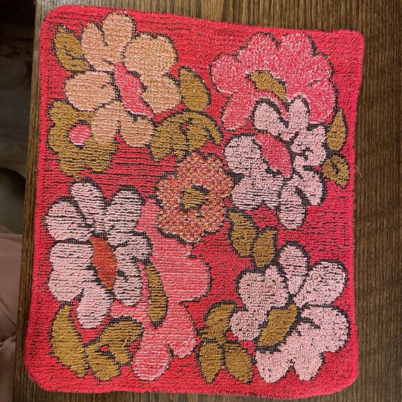 CANNON | Bath | Vintage Mcm Cannon Royal Family Washcloth Pink Floral ...